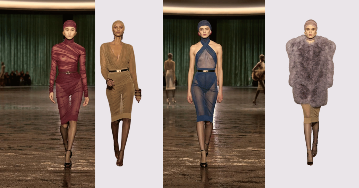 An exhilarating display of sheer elegance at the Saint Laurent showcase ...