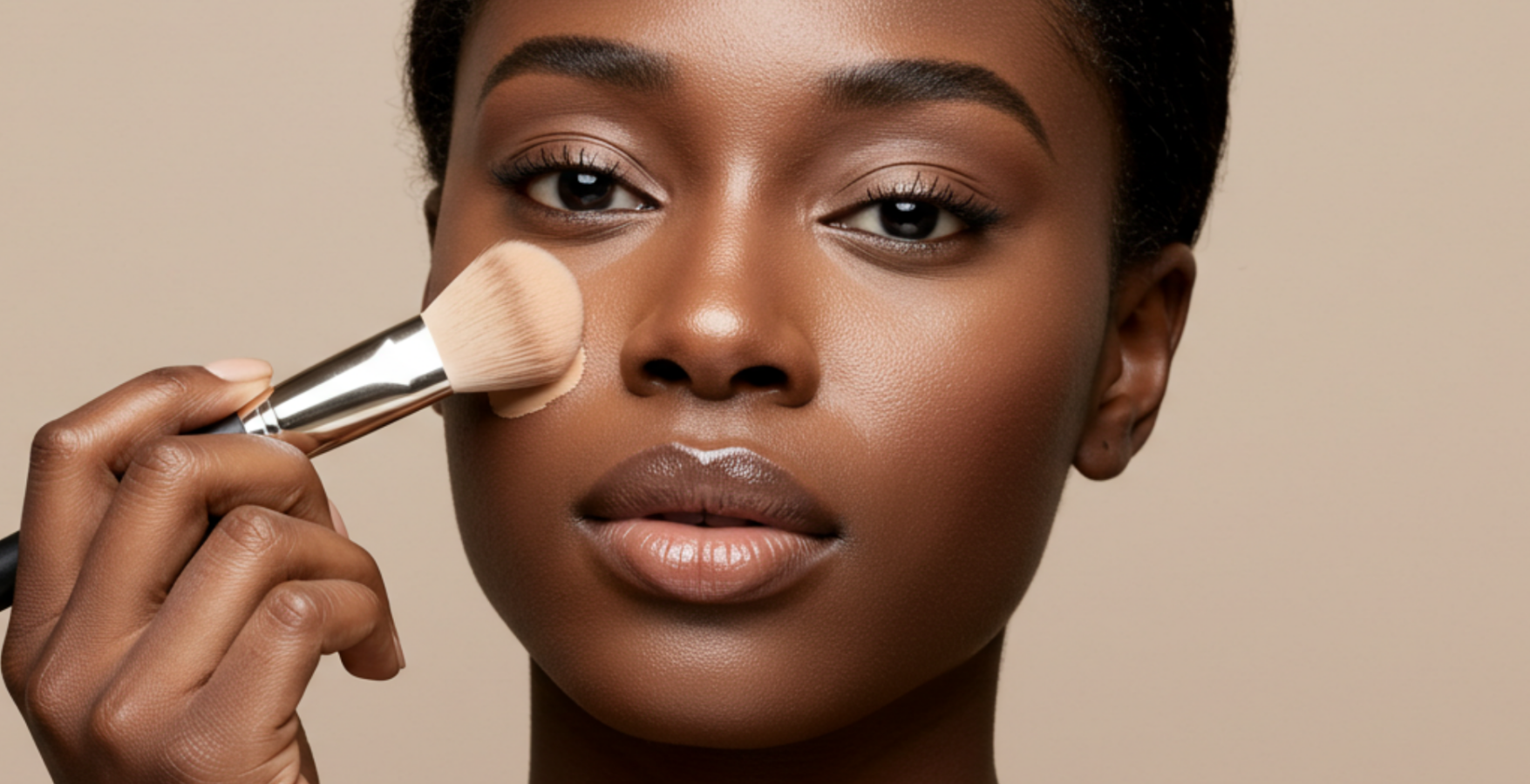 Never apply foundation on your nose or forehead